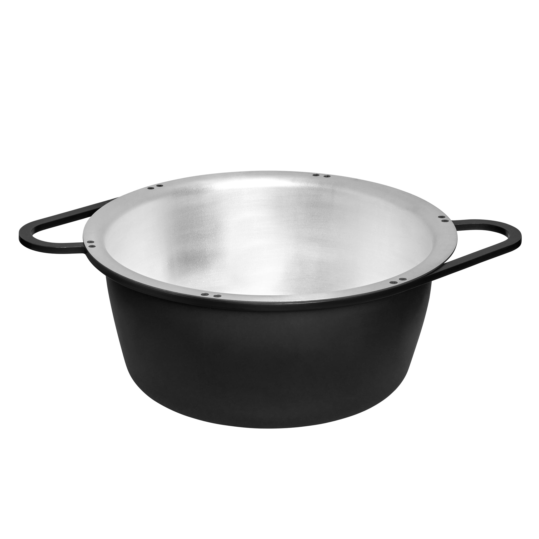 An amazing stock pot made out of pure silver coating on iron. PAN999 ...